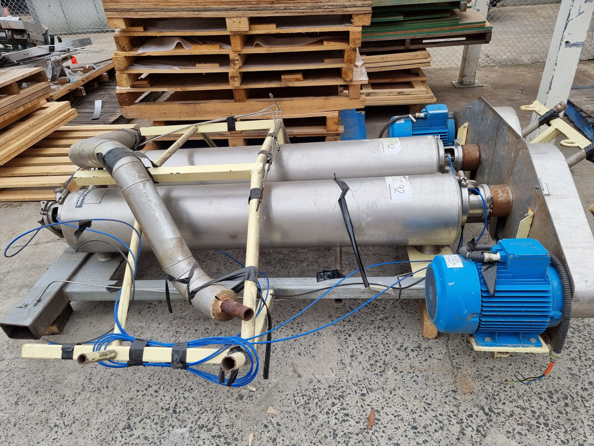 Alfa Laval Scrape Surface Heat Exchanger Contherm 6X9