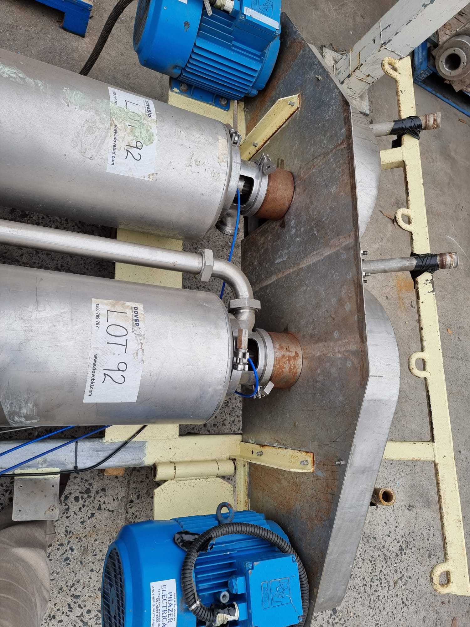 Alfa Laval Scrape Surface Heat Exchanger Contherm 6X9