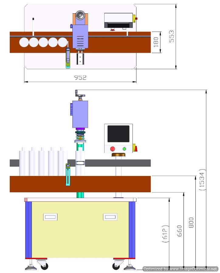IOPAK Automatic Servo Driven Cap Tightener Servocap CT-1S